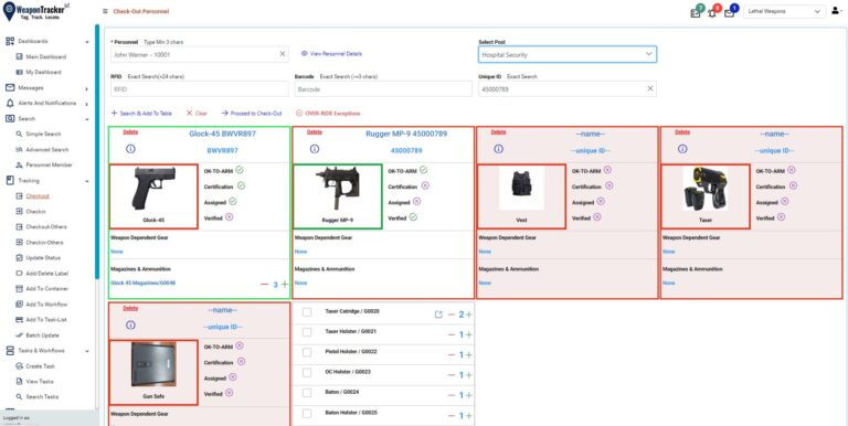 Software – Weapon Tracker